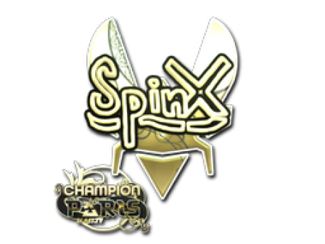 Sticker | Spinx (Gold, Champion) | Paris 2023 CS:GO | Buy, Sell On Market CS:GO